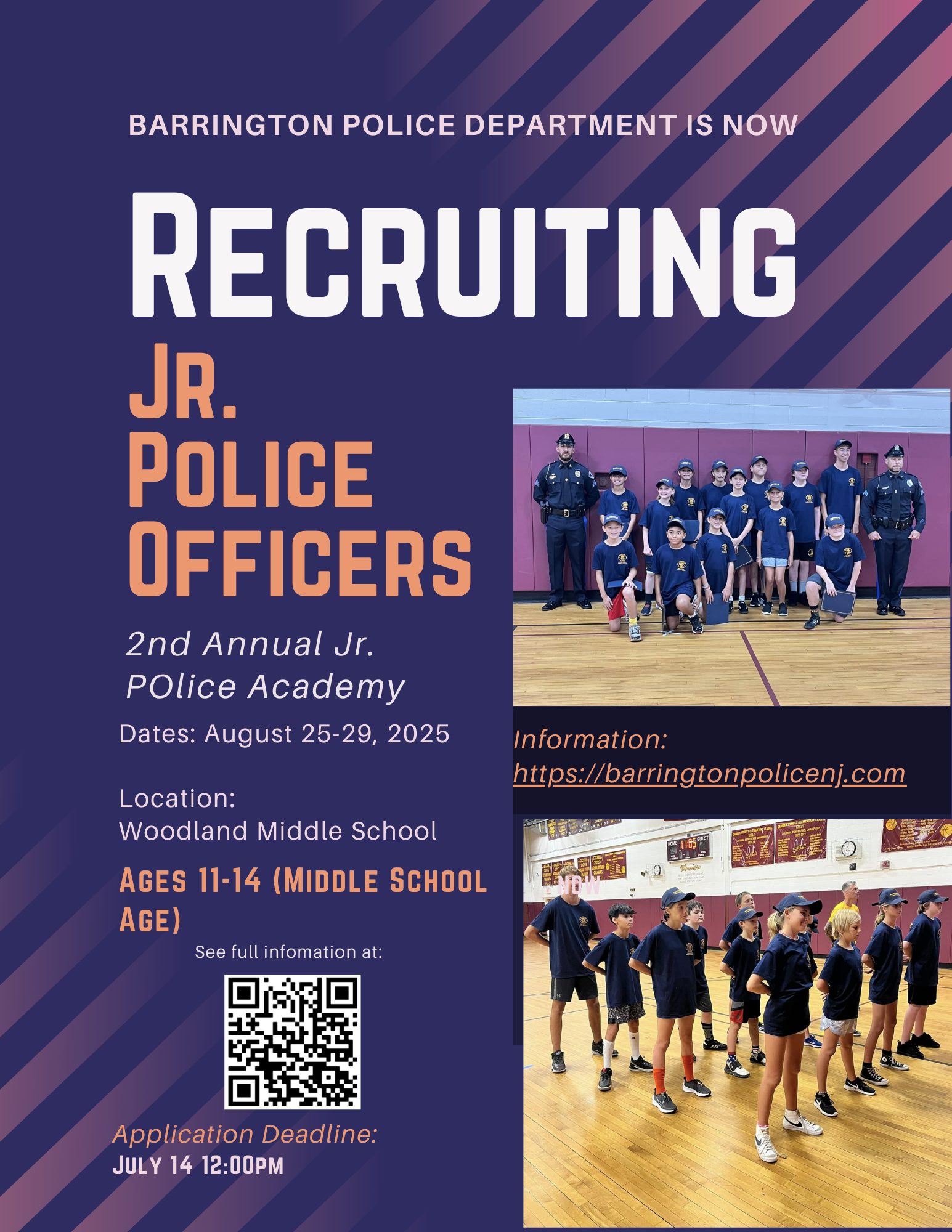 2025 Junior Police Academy – Barrington Police Department